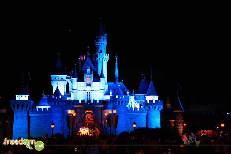 Shutter: Sleeping Beauty's Castle in Colors | Freedom Wall