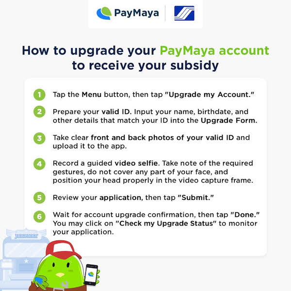 How to receive your SSS wage subsidies and loan proceeds using PayMaya ...